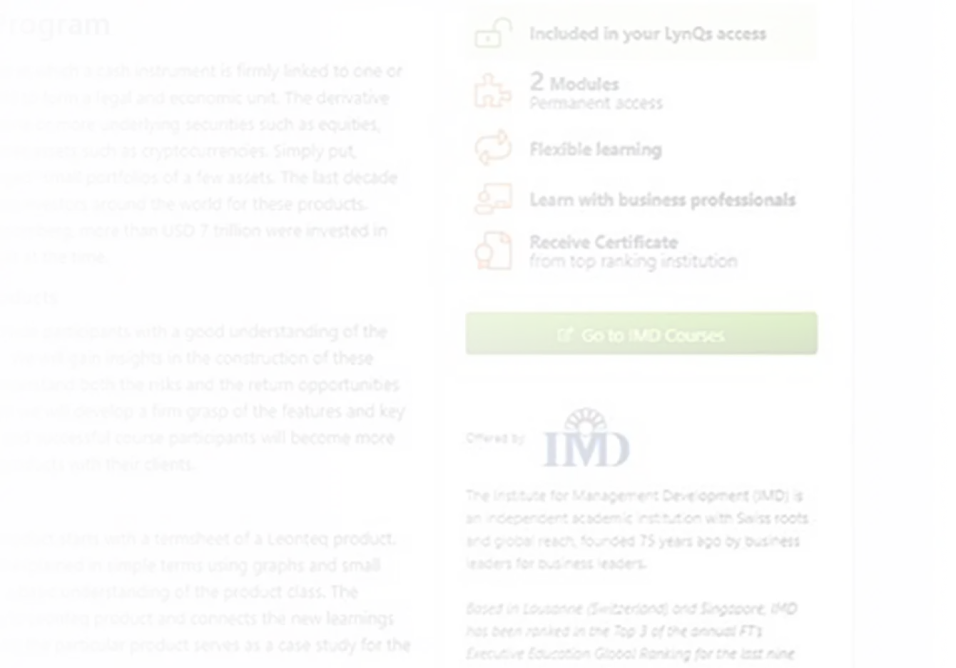 Your experts in structured investment products